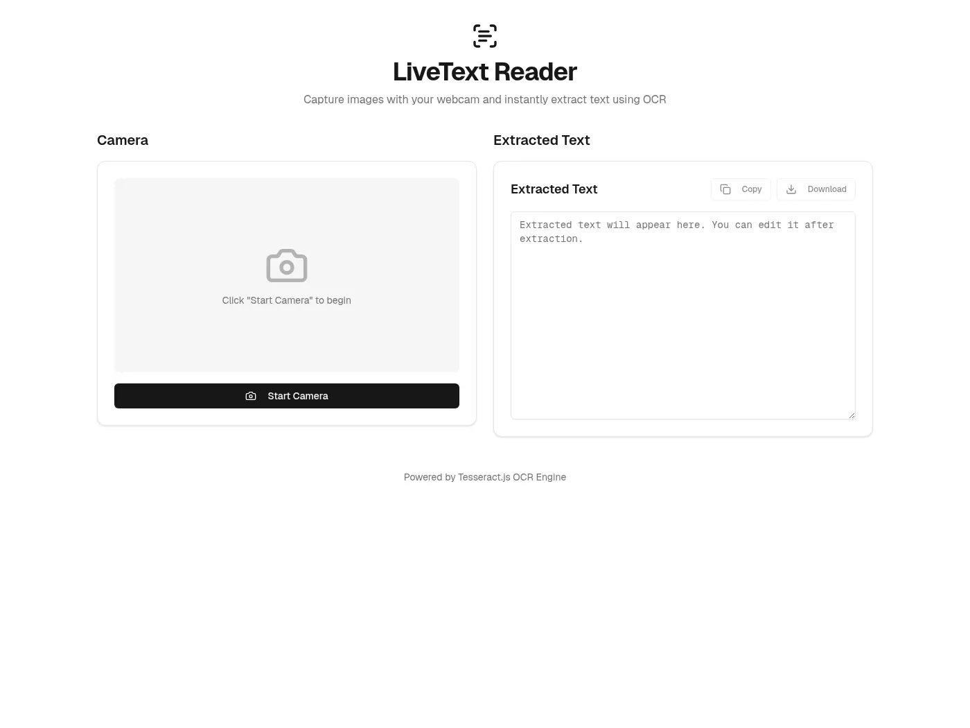 LiveText Reader