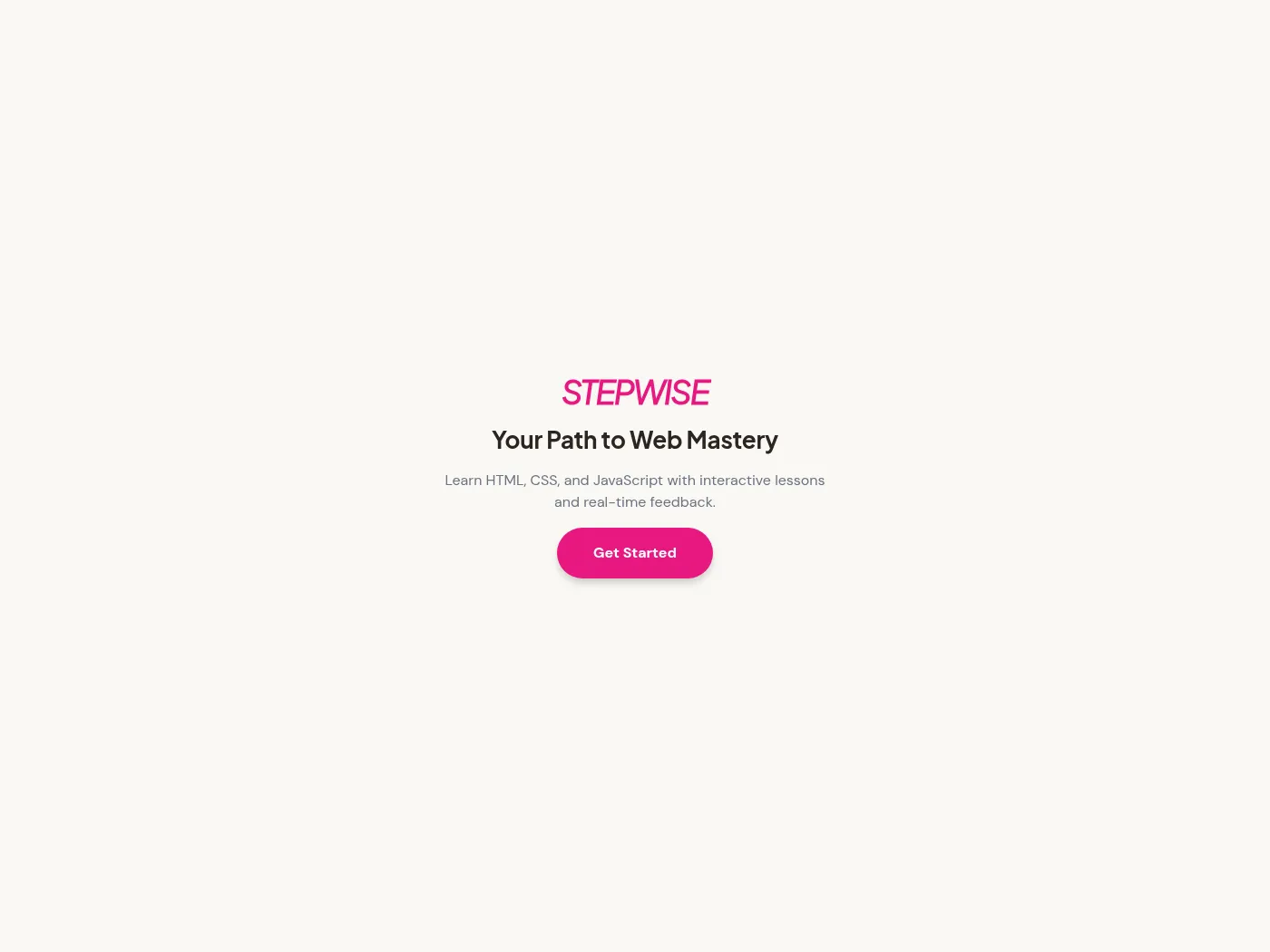 WebDev Stepwise Academy
