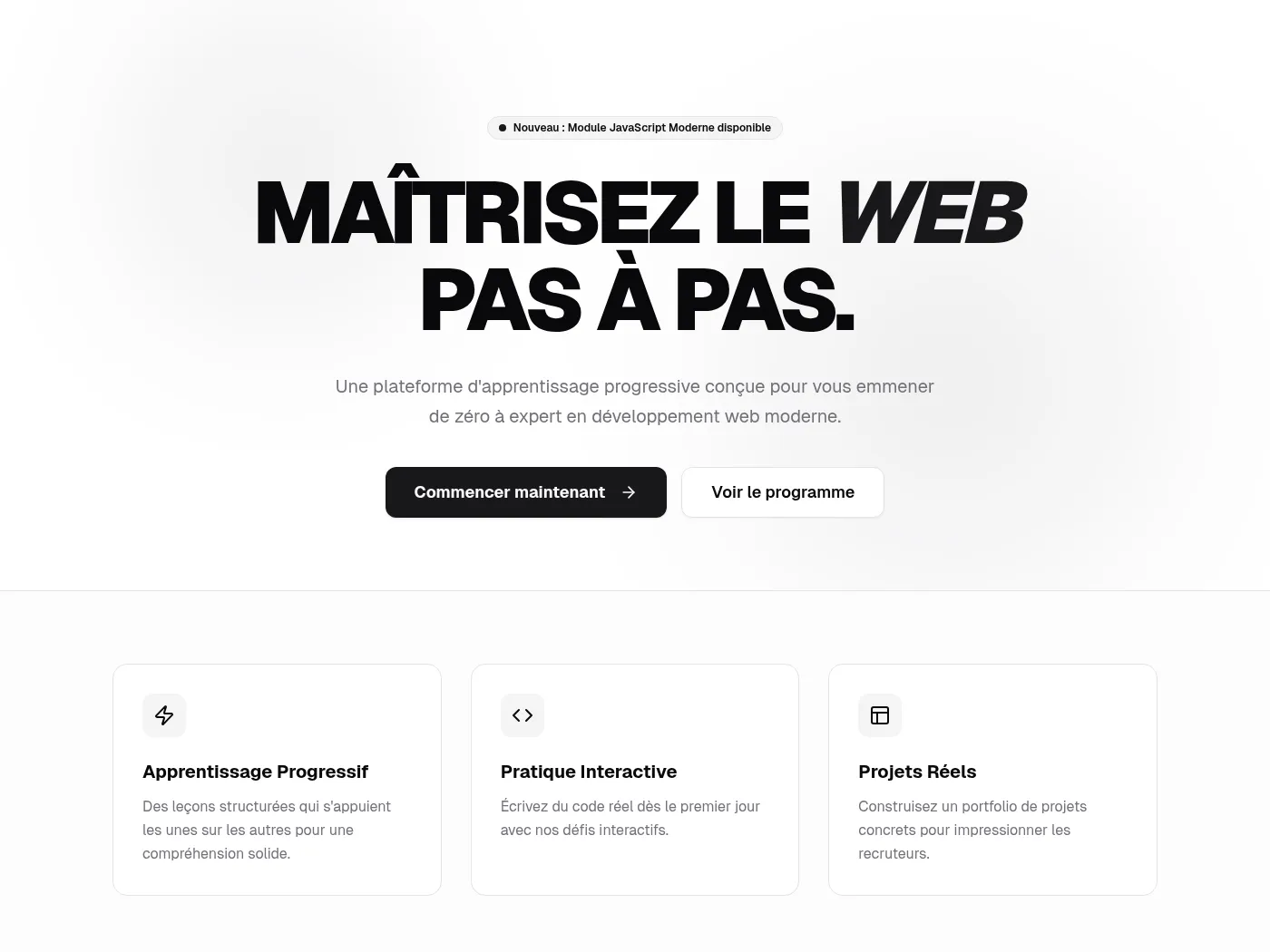 WebDev Progress Academy