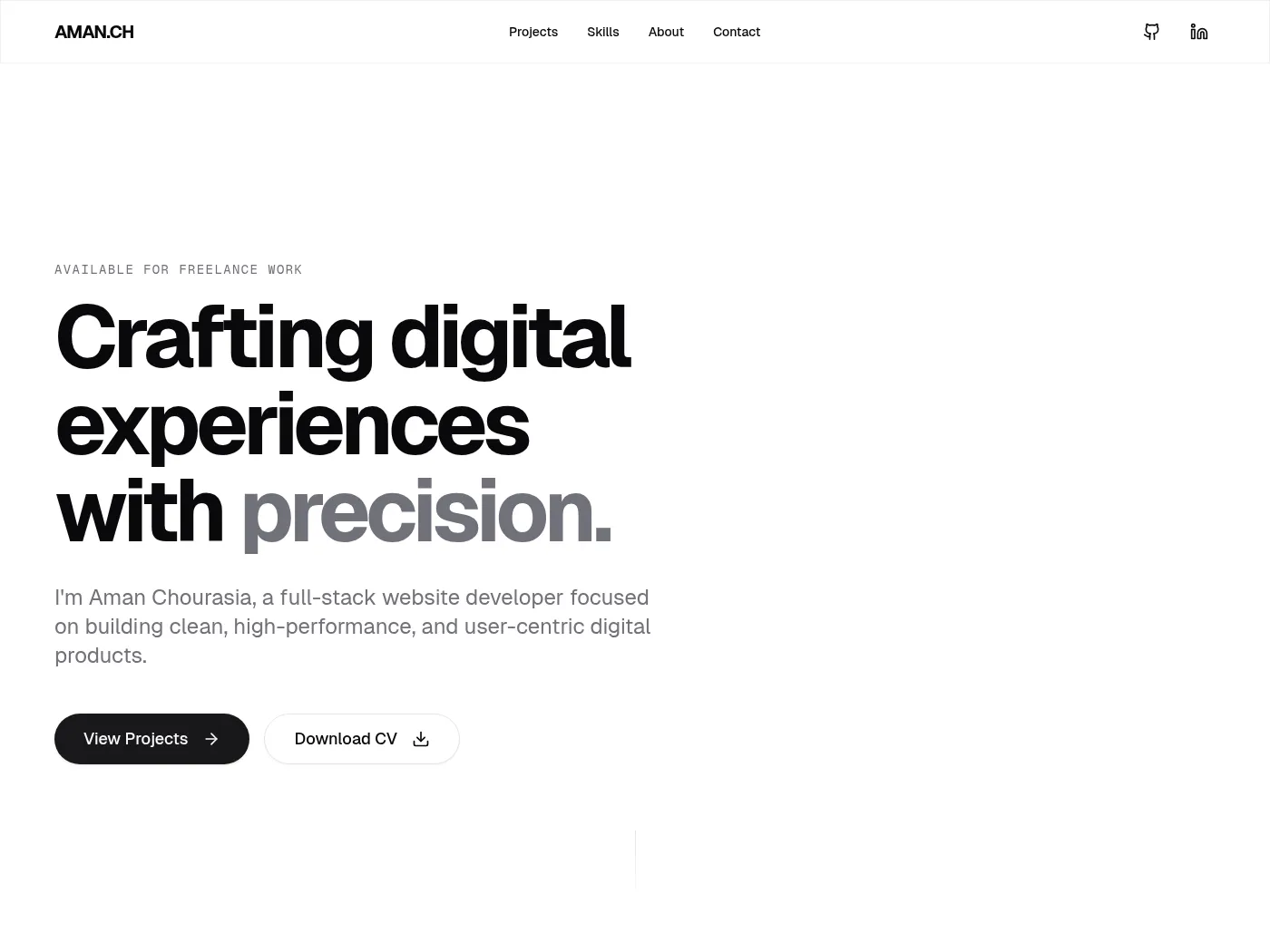 Aman's Webfolio
