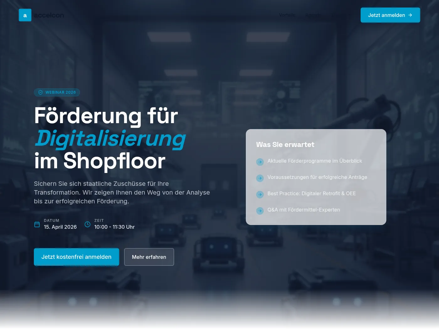Shopfloor Webinar Landing