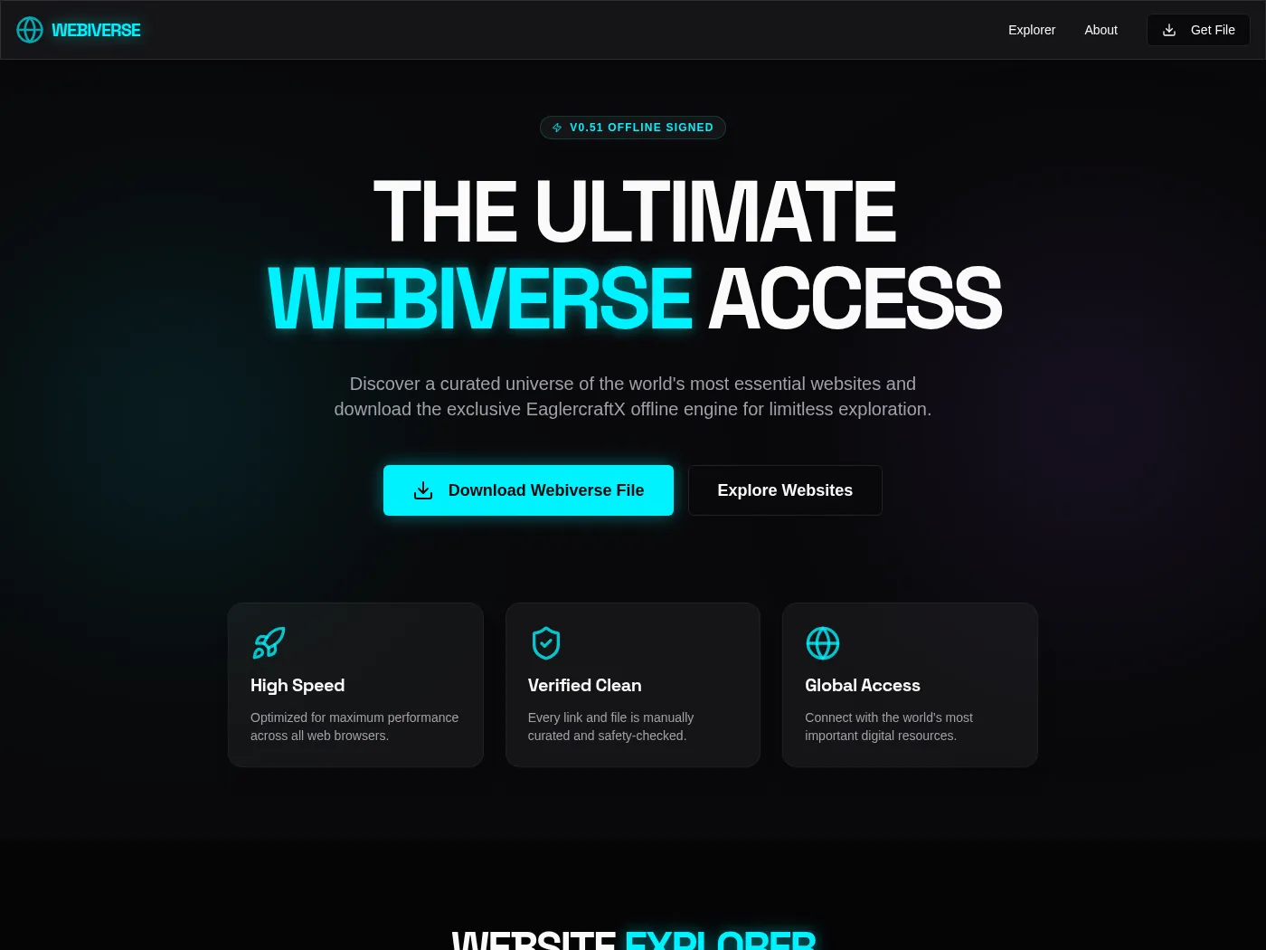 Webiverse Explorer