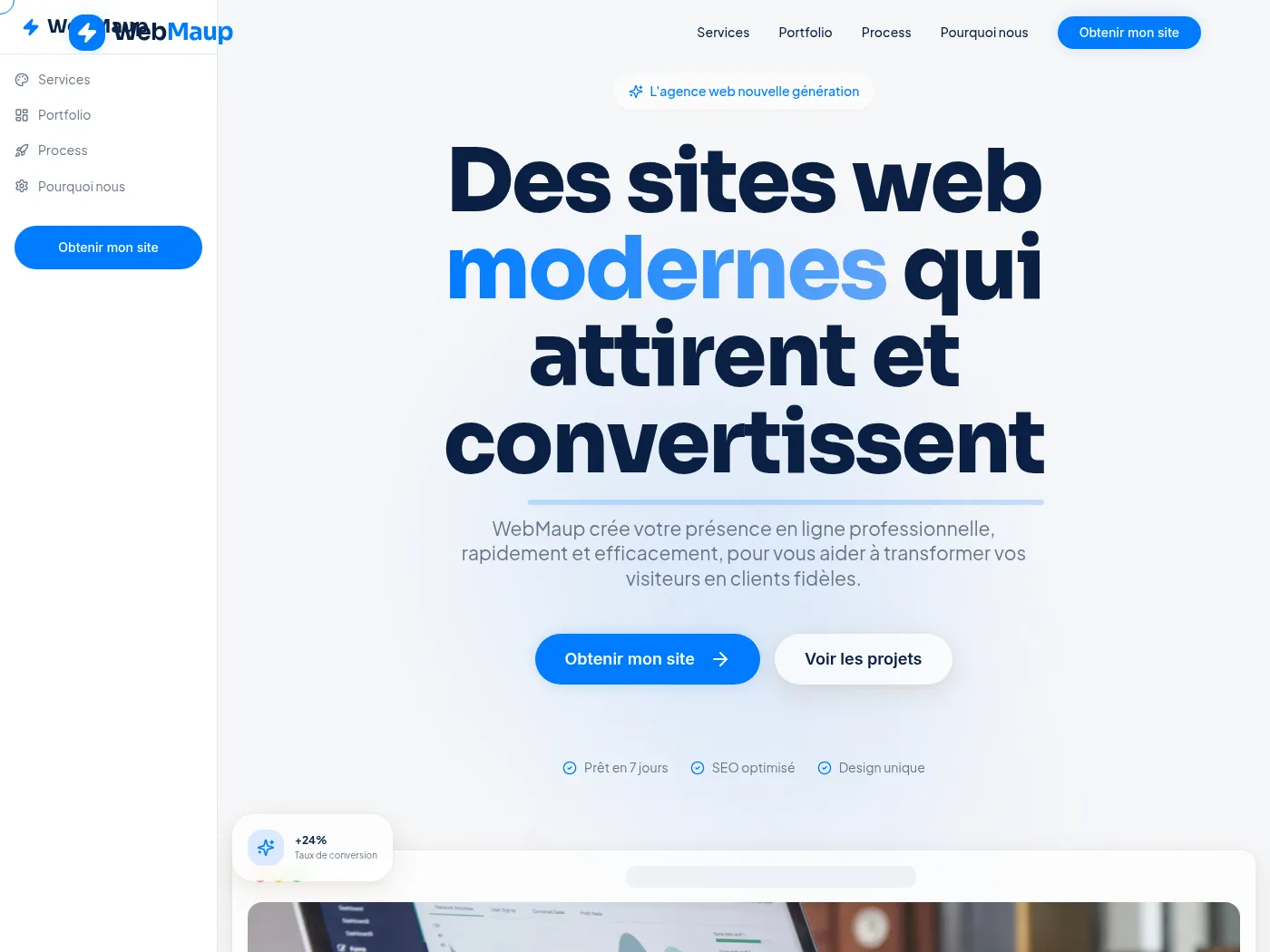 WebMaup Modern Agency Site
