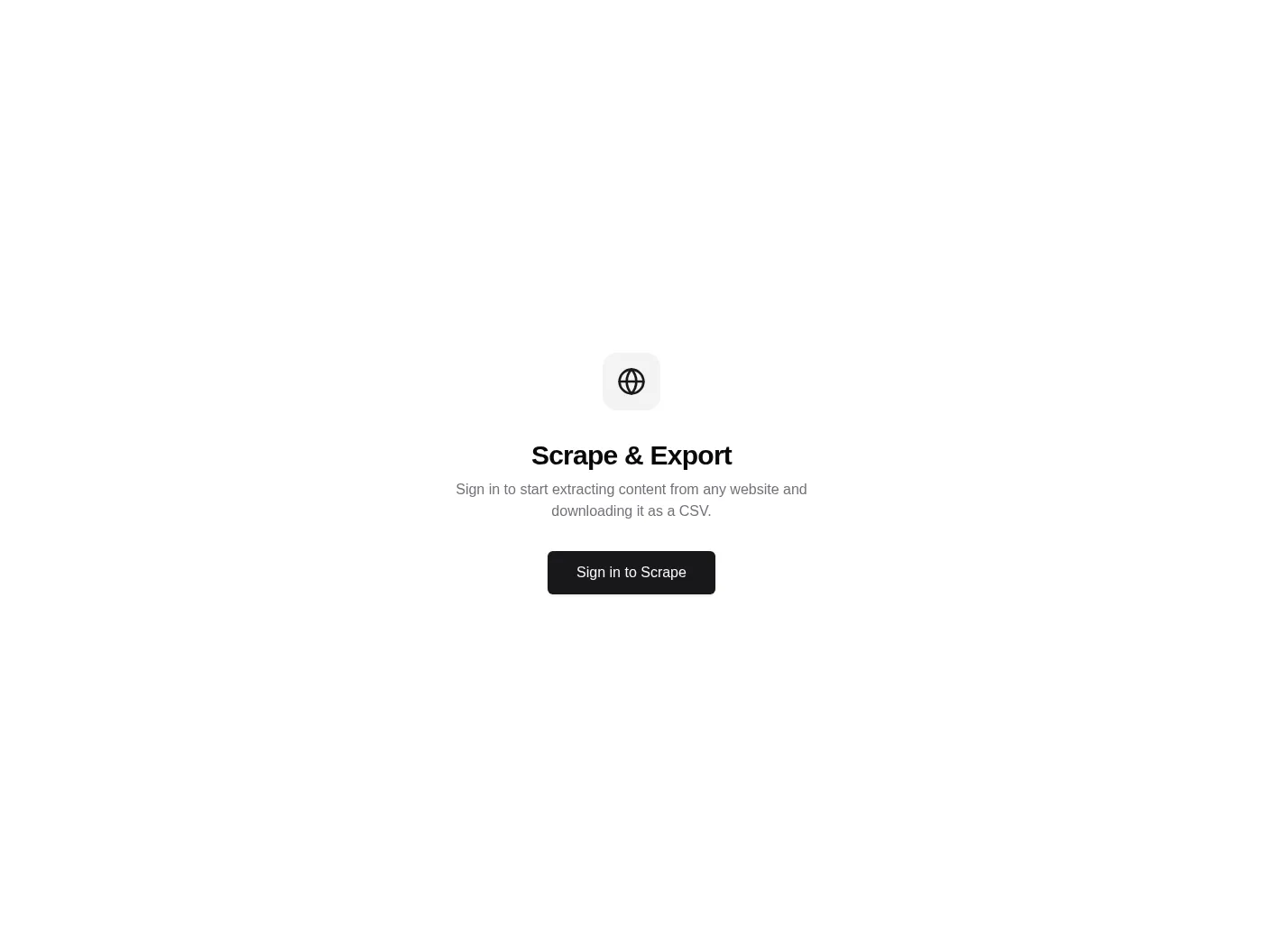 Scrape & Download Webapp