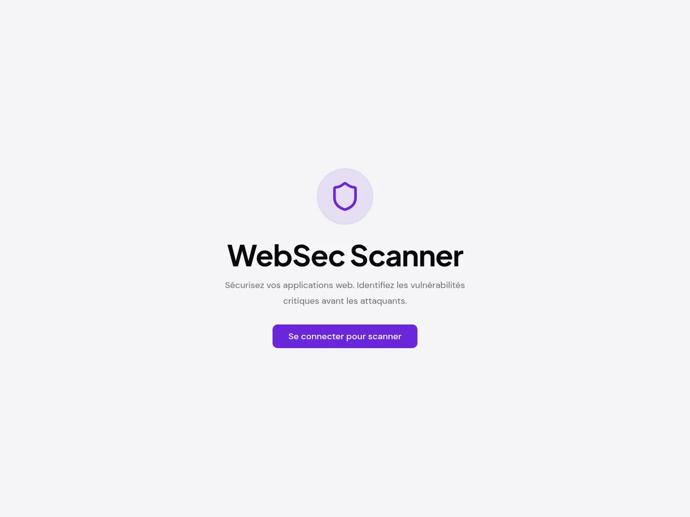 WebSec Vulnerability Scanner