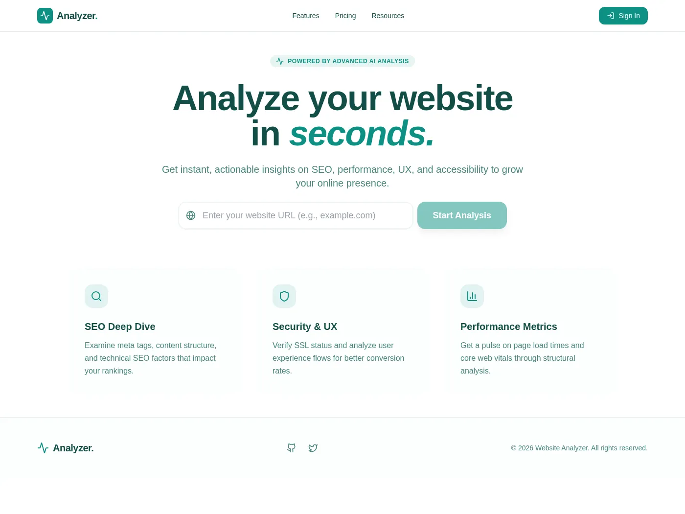 Website Analyzer