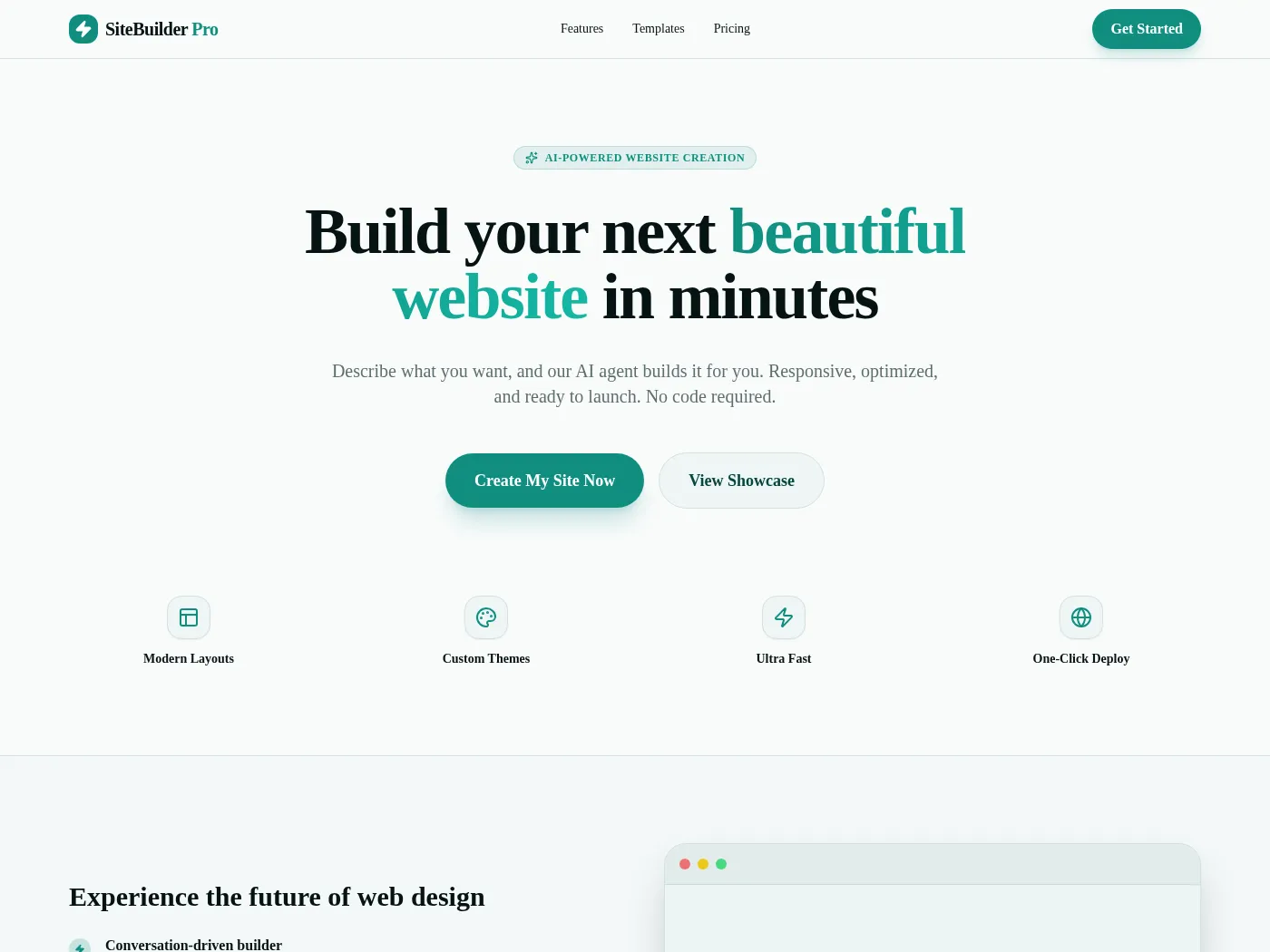 SiteBuilder Pro