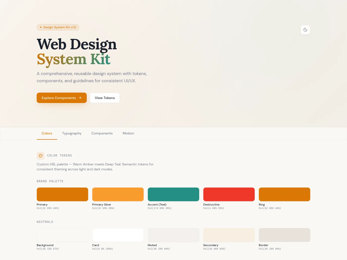 Web Design System Kit