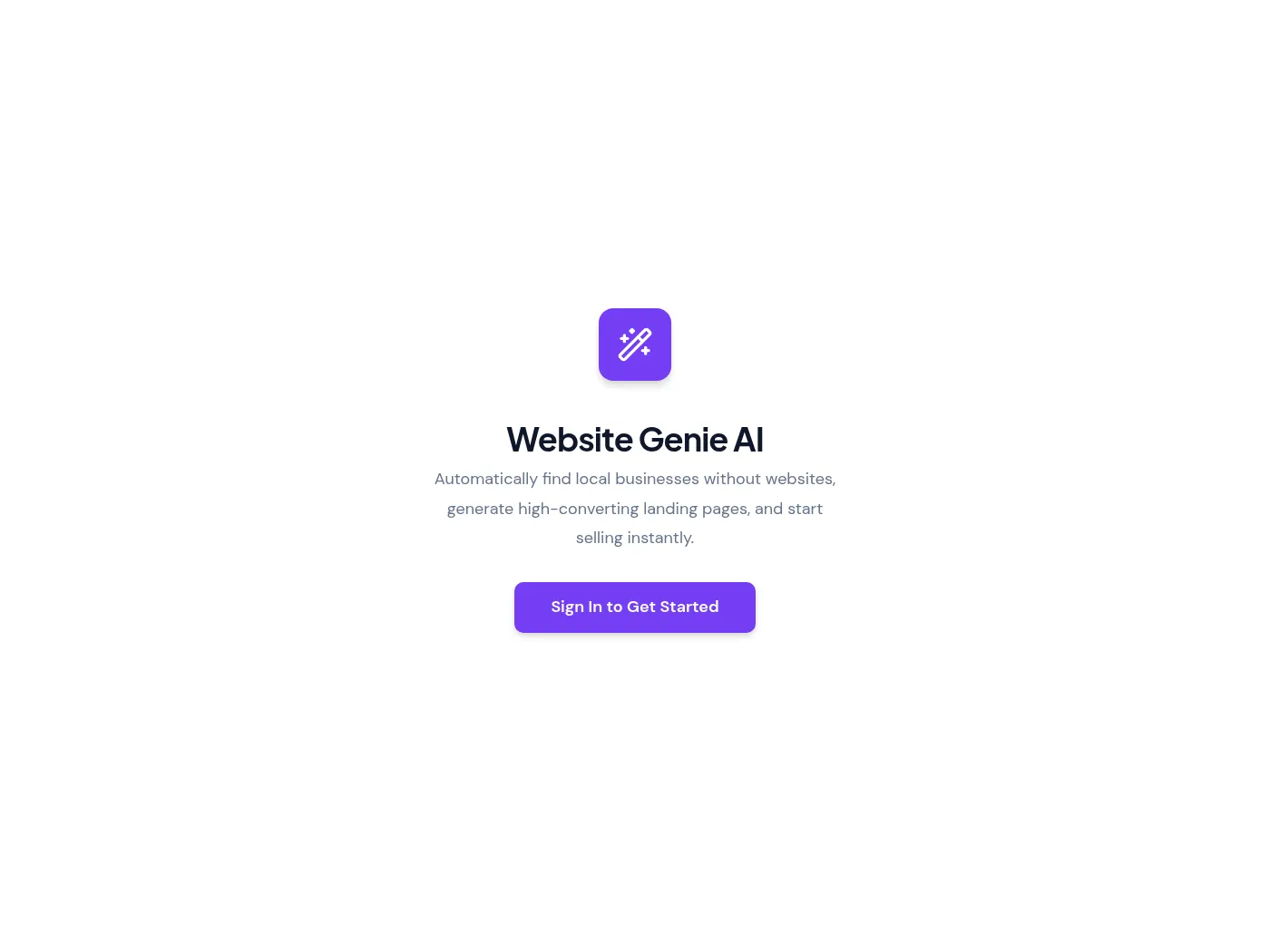 Website Genie AI