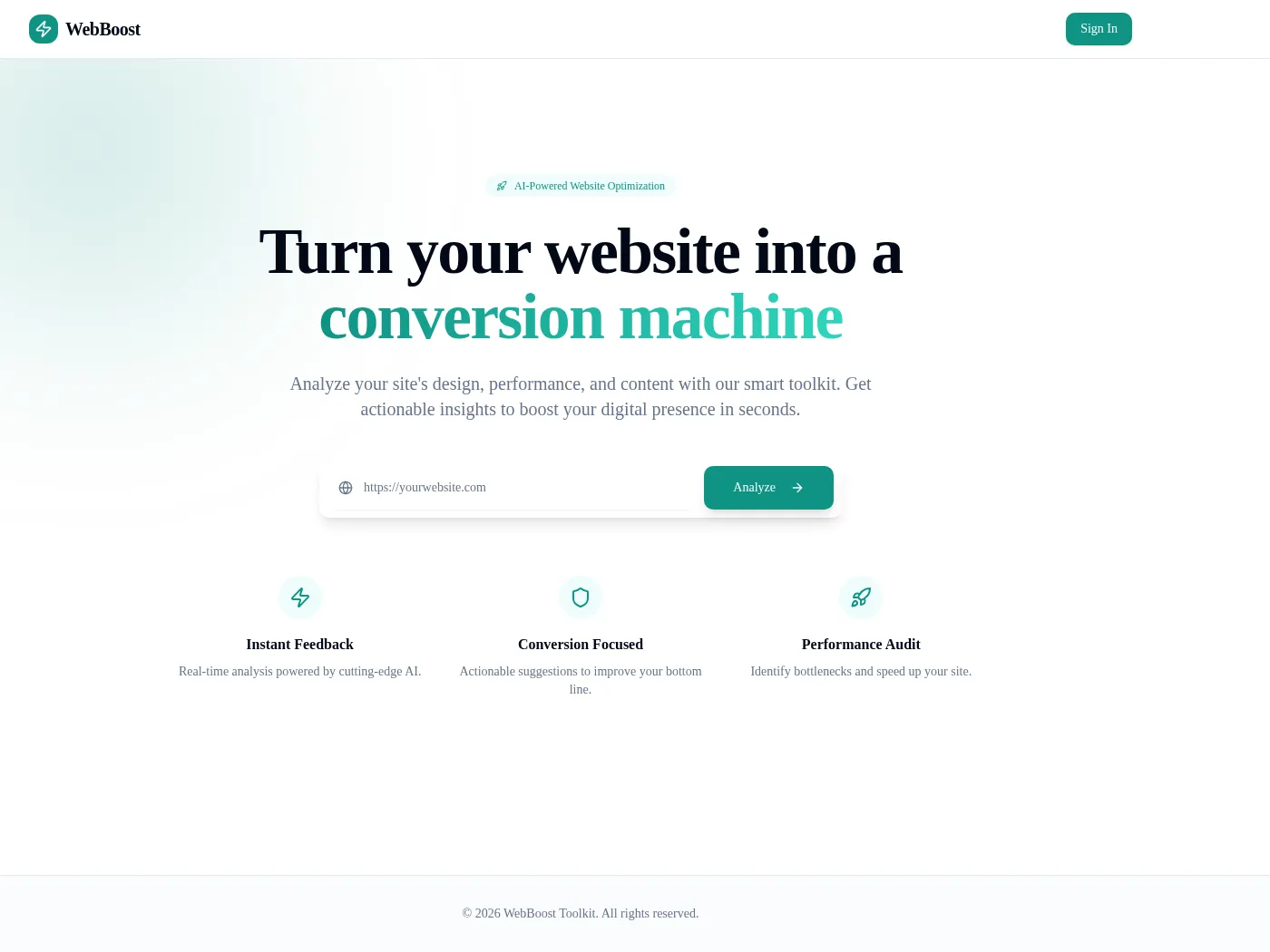 Web Boost Toolkit