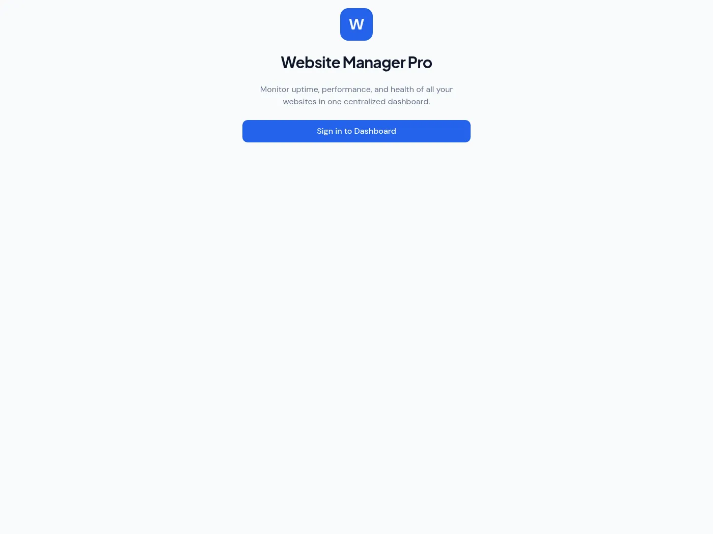 Website Manager Pro