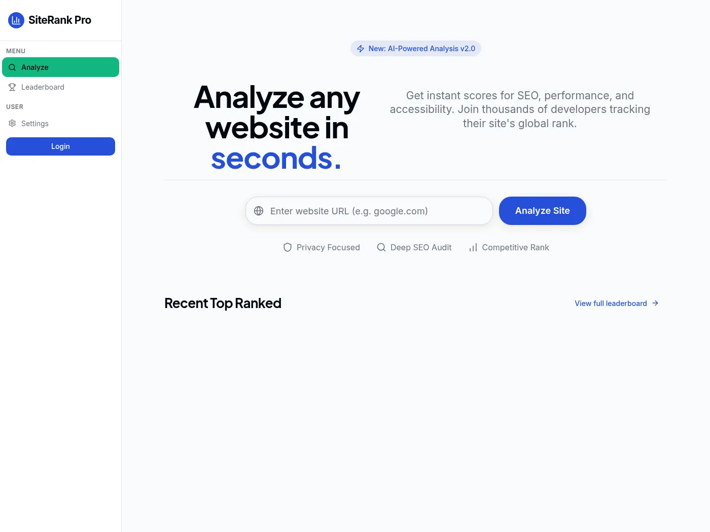 SiteRank Pro