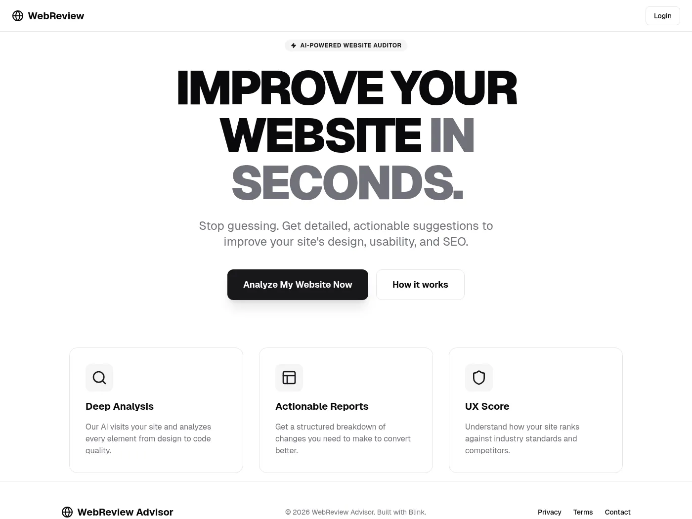 Web Review Advisor