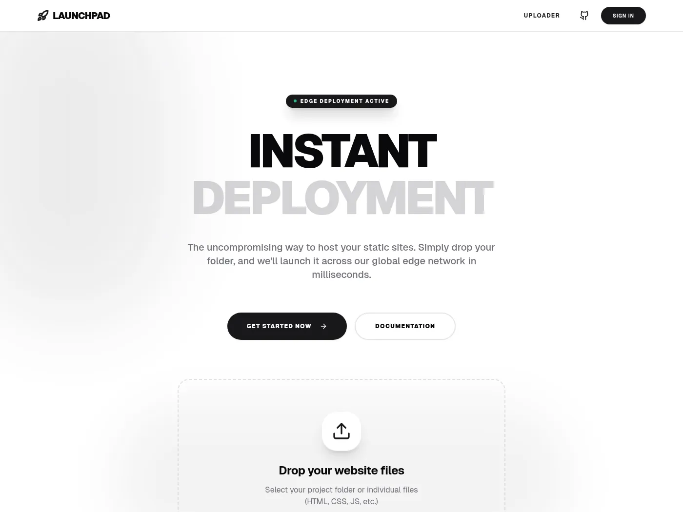 Instant Website Uploader