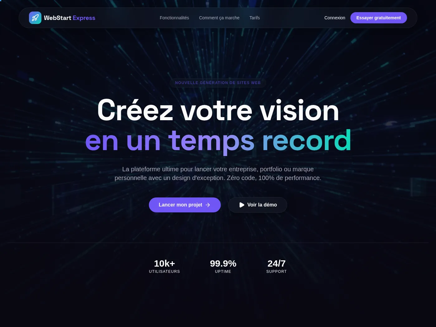 WebStart Express