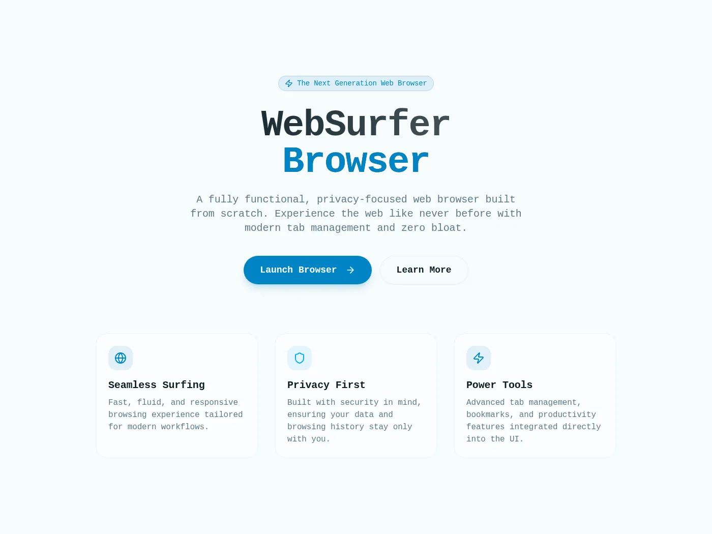 WebSurfer Browser