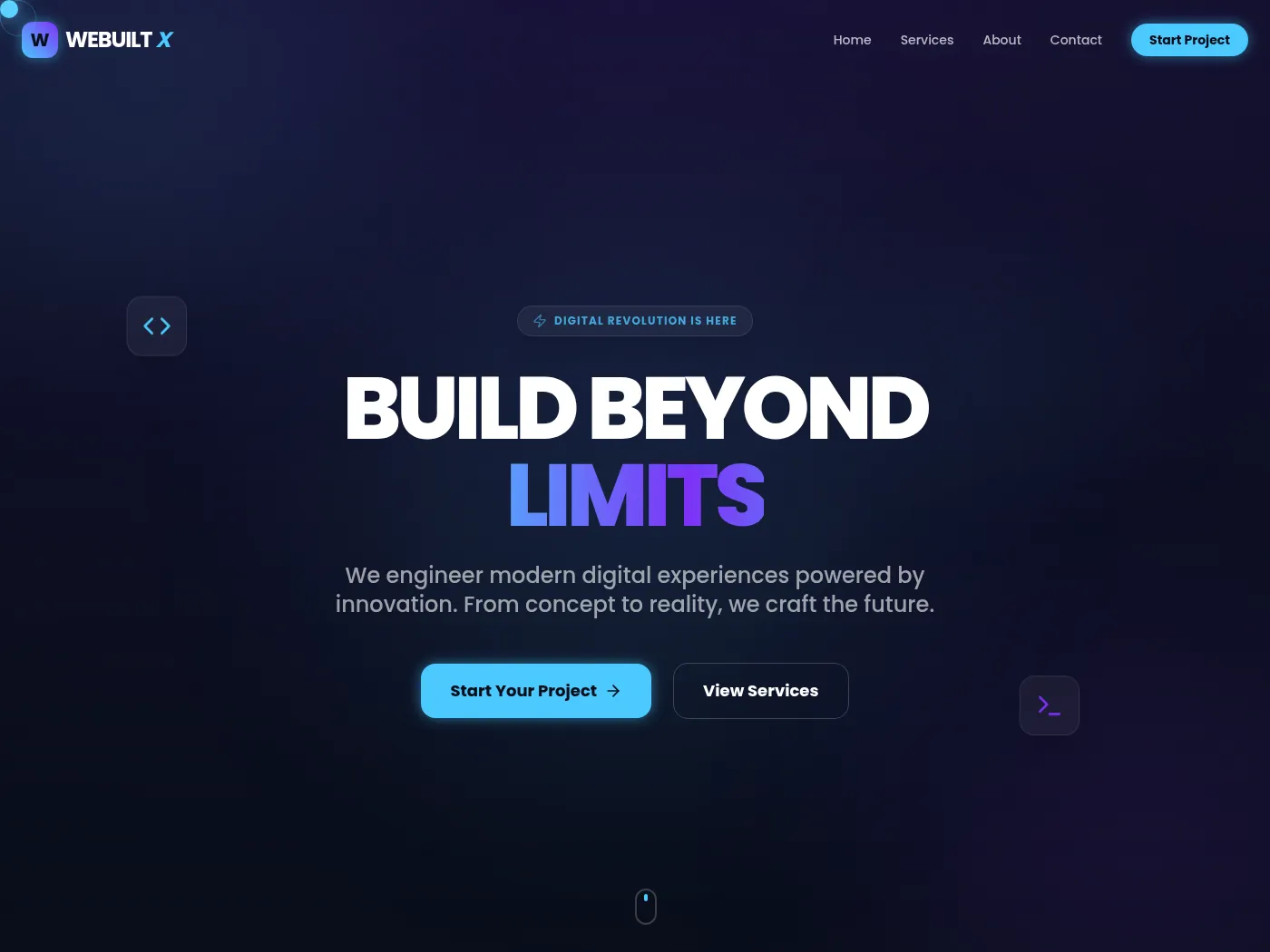 WEBUILT X Website