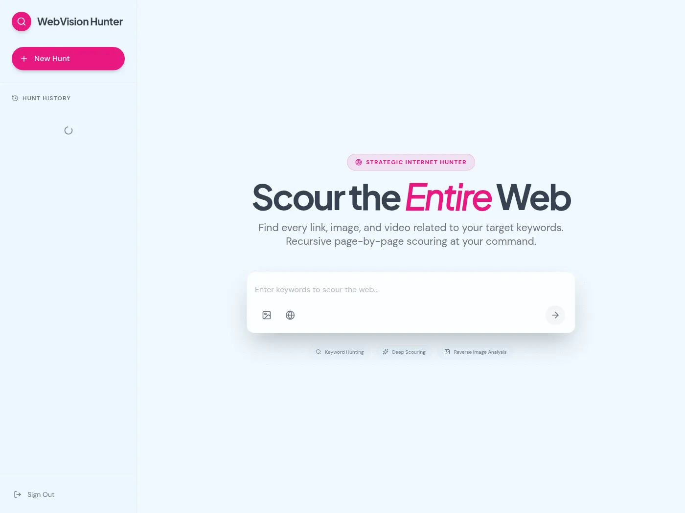 WebVision Hunter