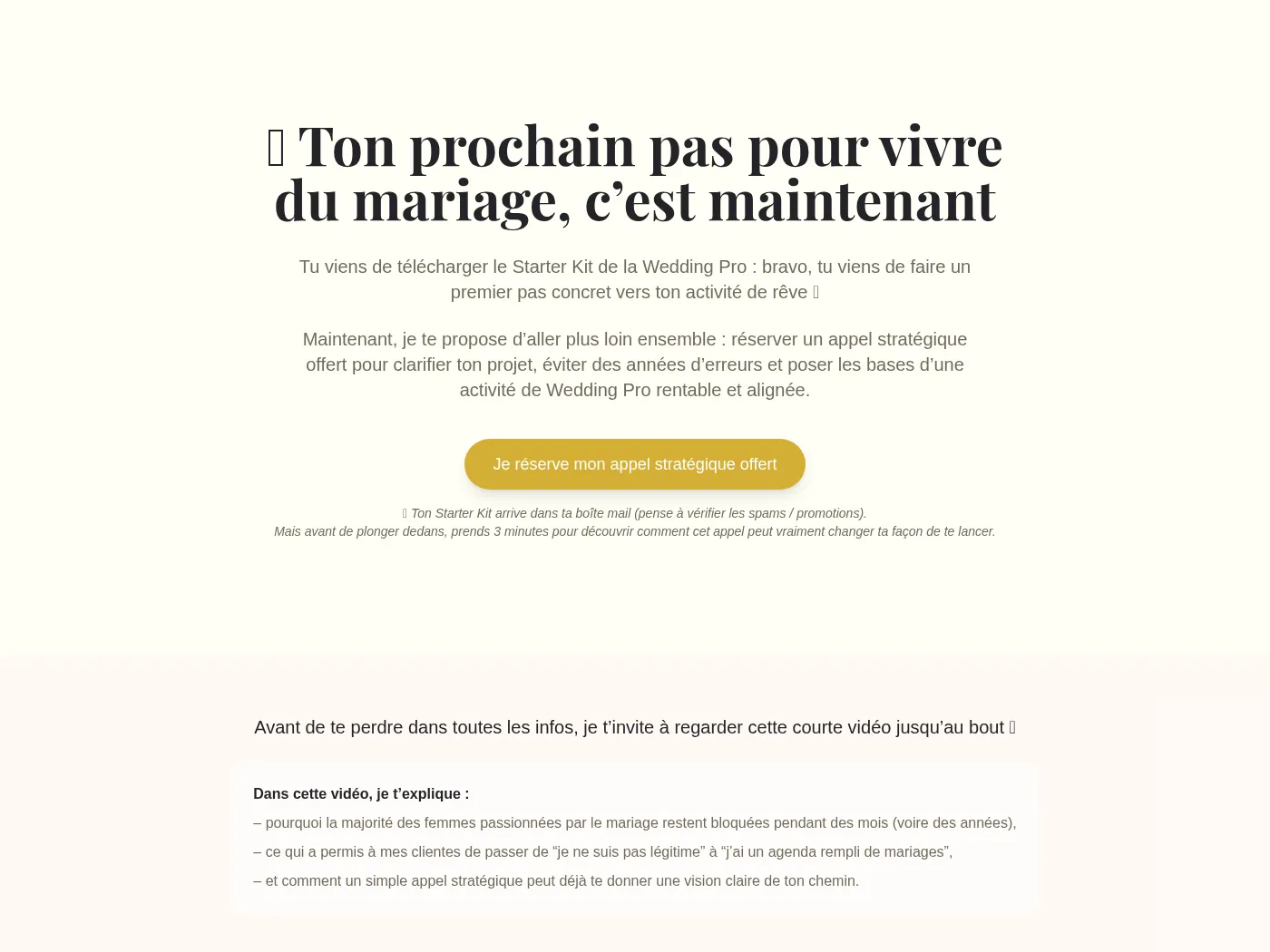Wedding Pro Activation Page