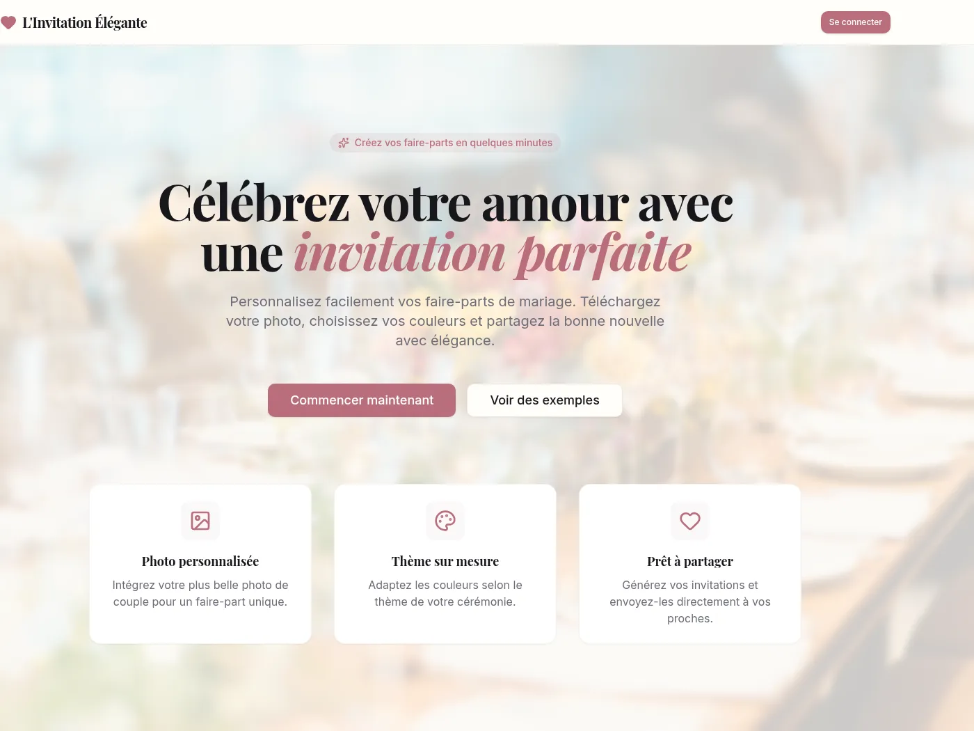 Invitation Maker Web