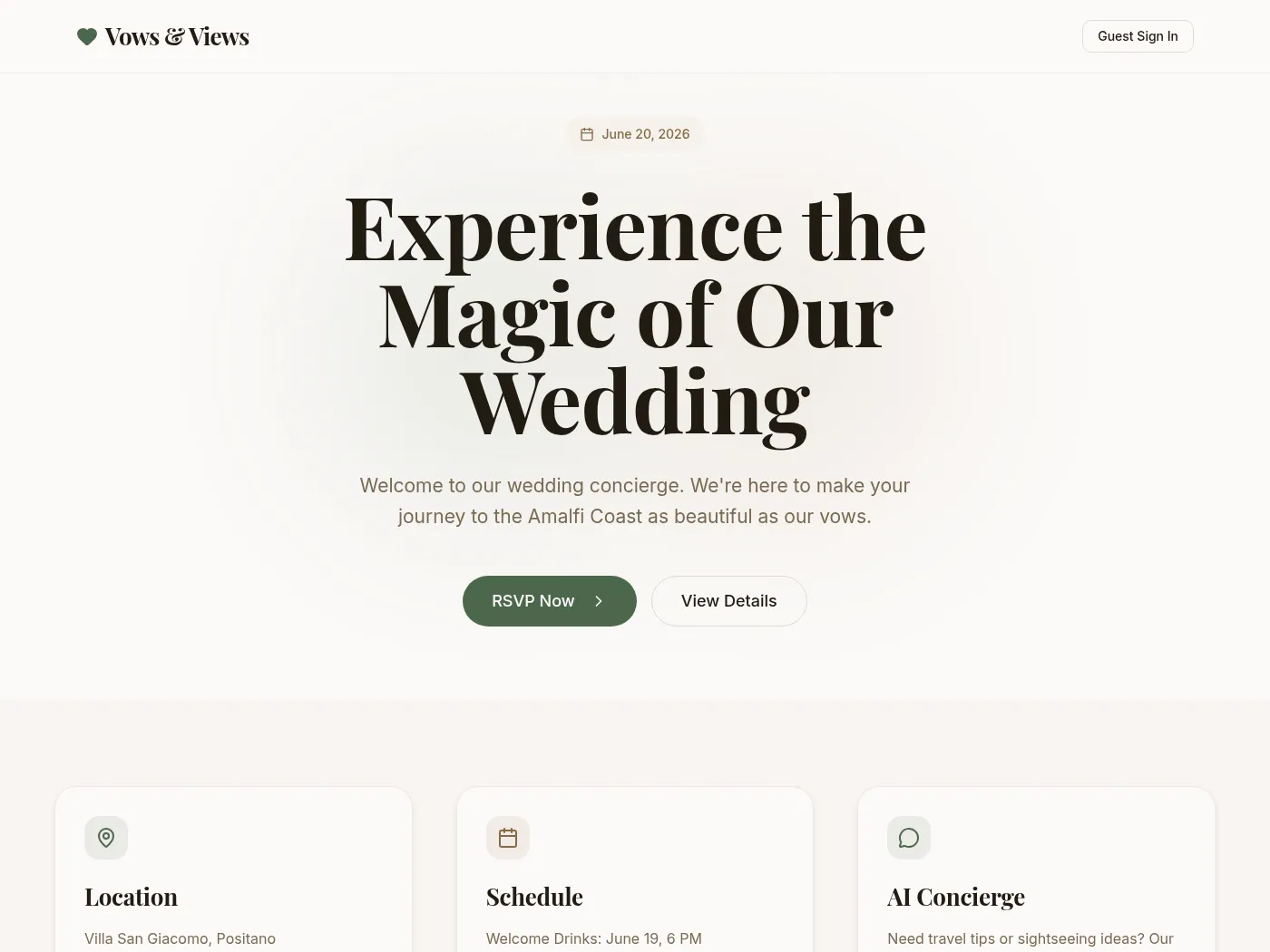 Wedding Concierge AI