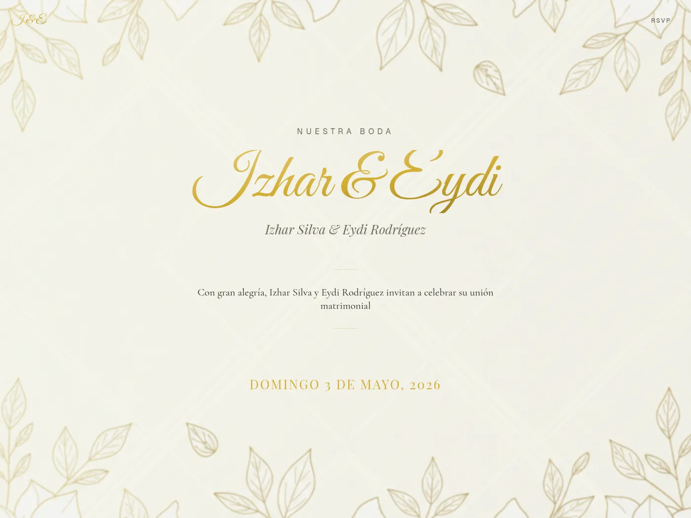 Romantic Wedding Invite