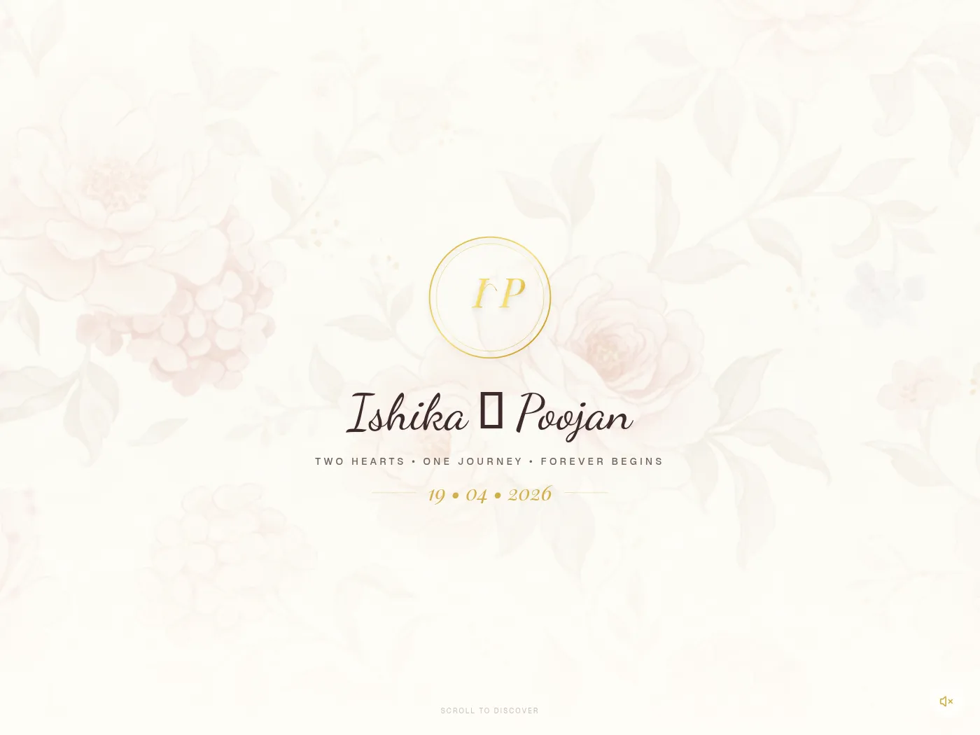 Ishika & Poojan Wedding Site