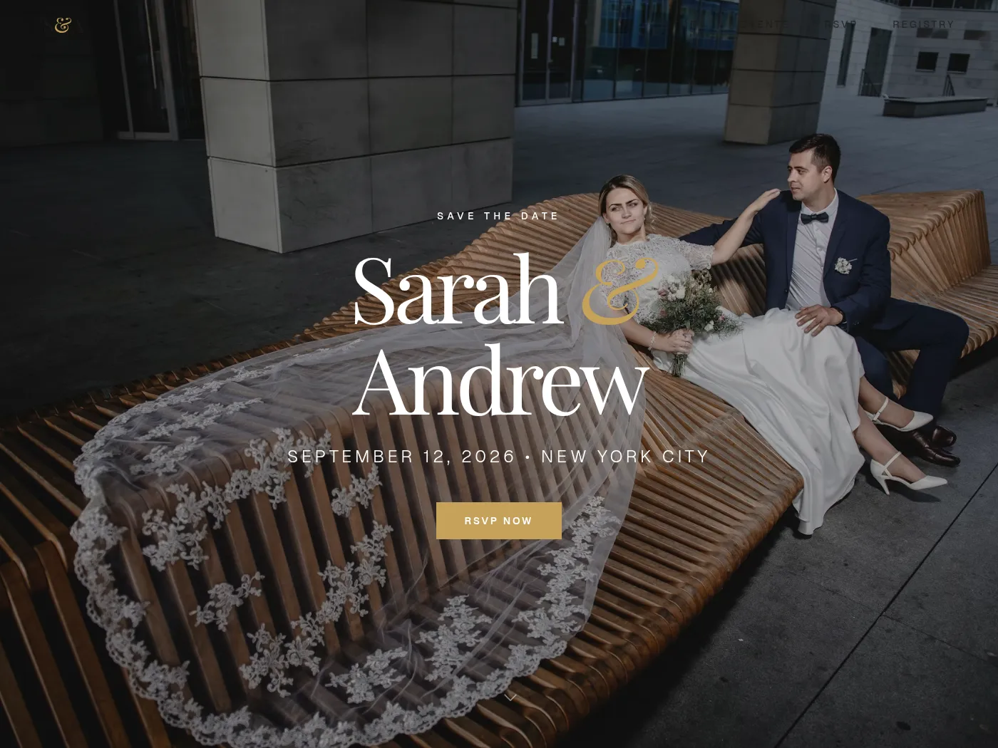 Elegant Wedding Invite