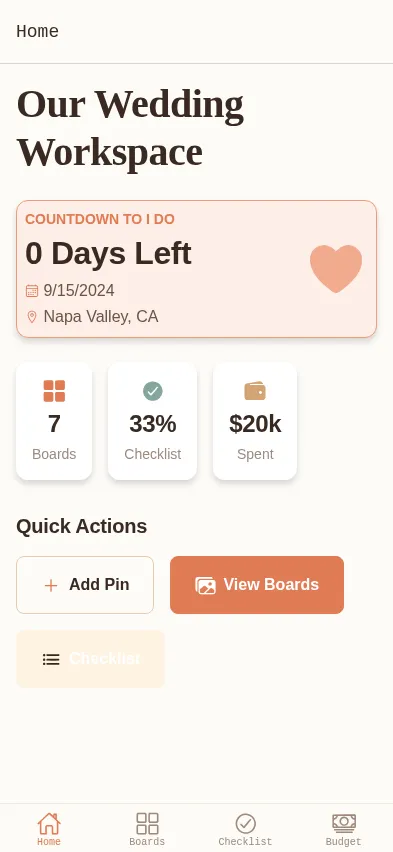 WedMood Planner