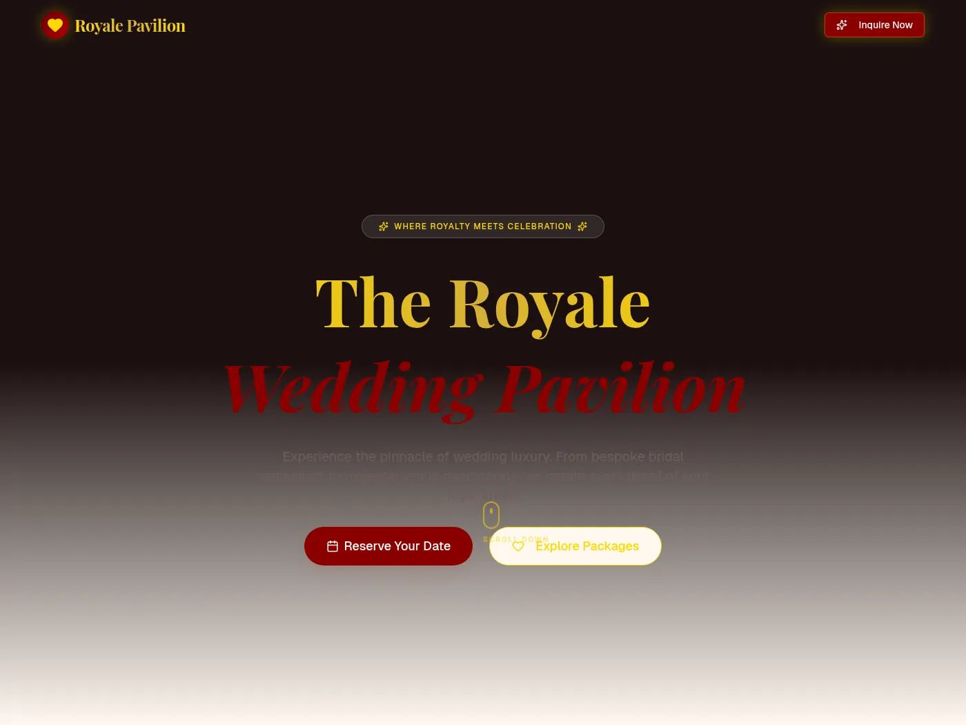 Royale Wedding Pavilion