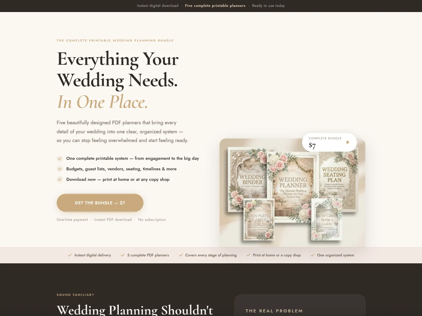 Perfect Day Sales Page