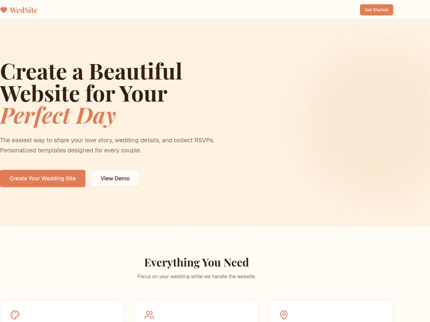 WedSite Creator