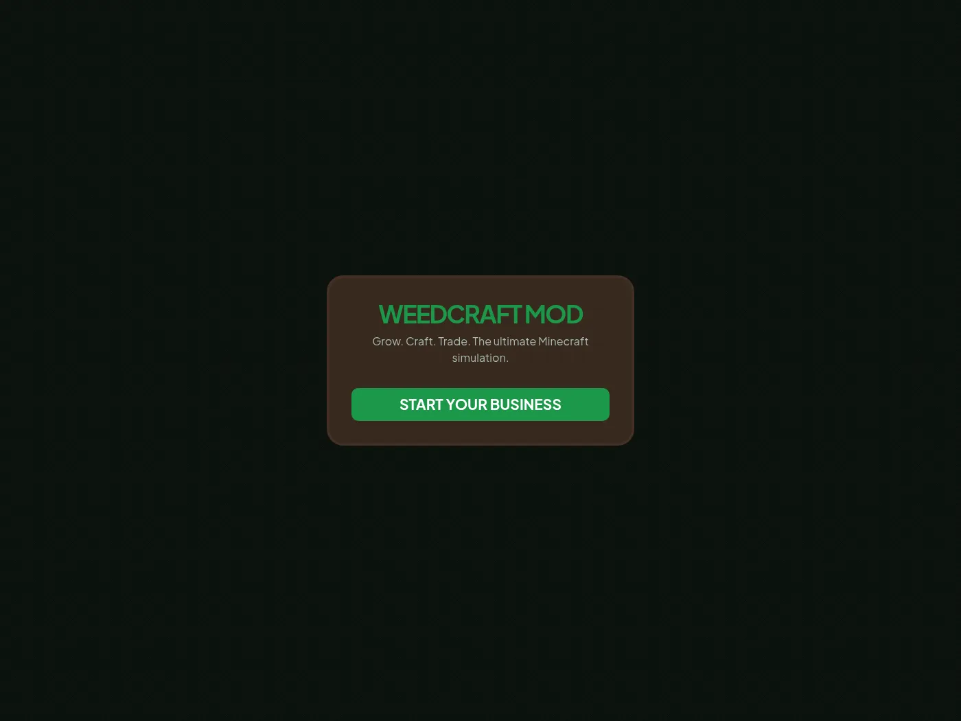 WeedCraft Mod