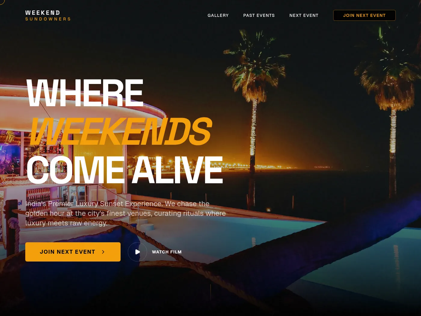 Weekend Social Hub