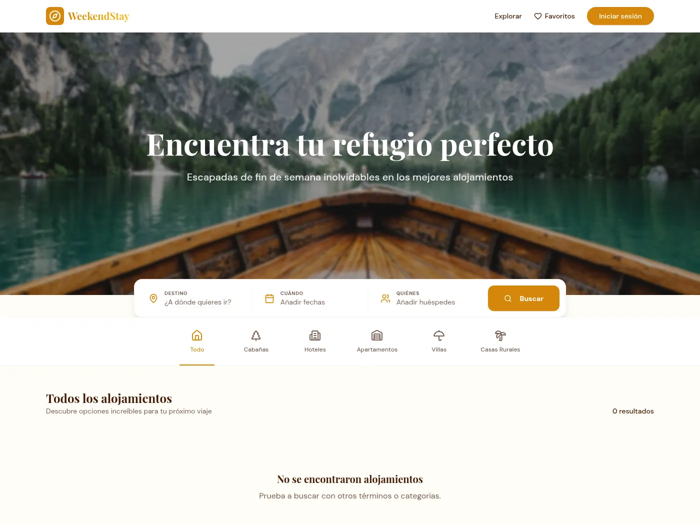 Weekend Stay Finder