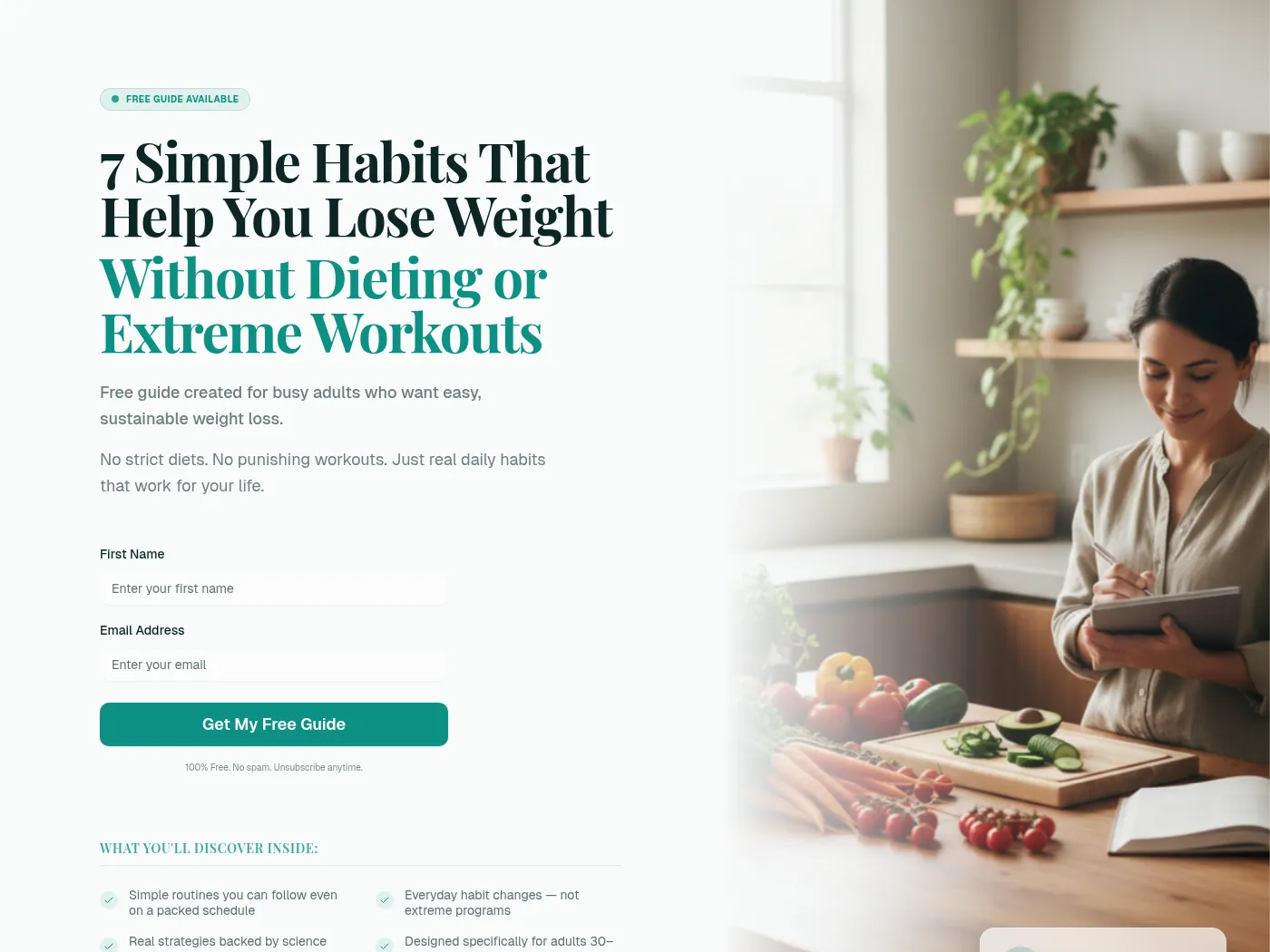 Easy Weight Loss Landing