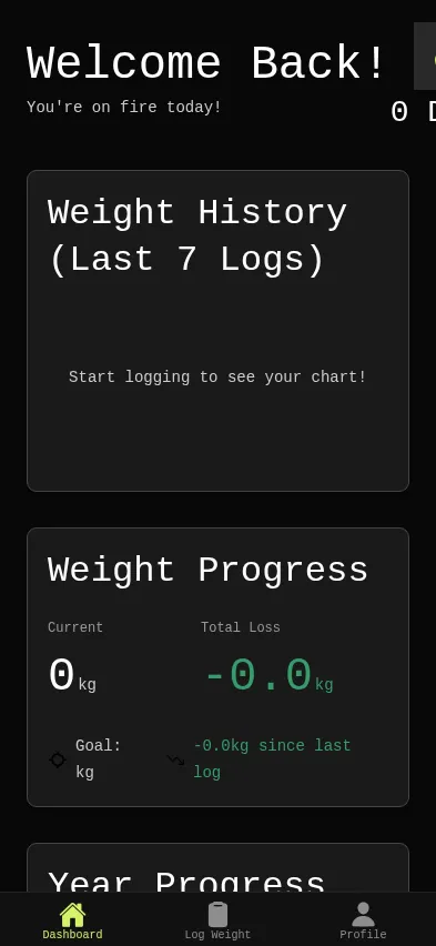 Streak Weight Tracker