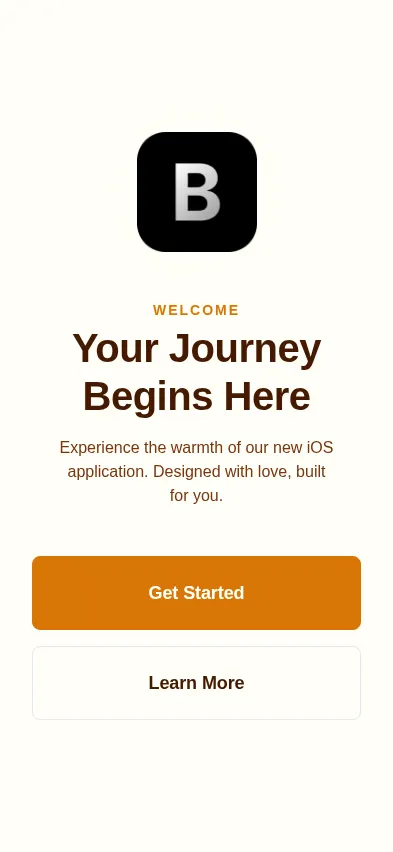 Welcome iOS App