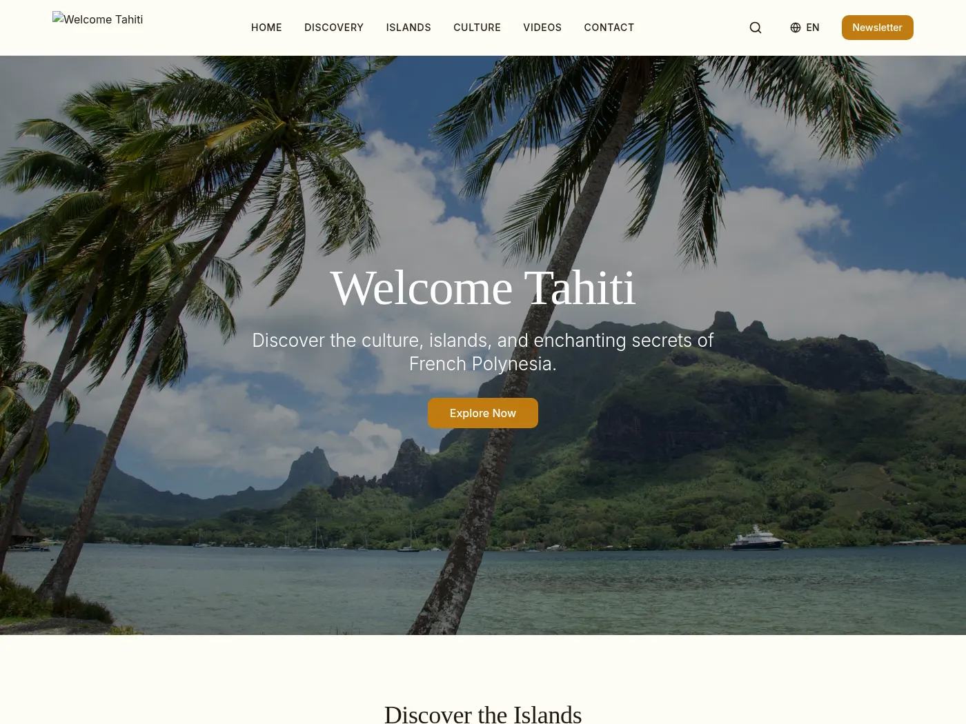 Welcome Tahiti Mirror