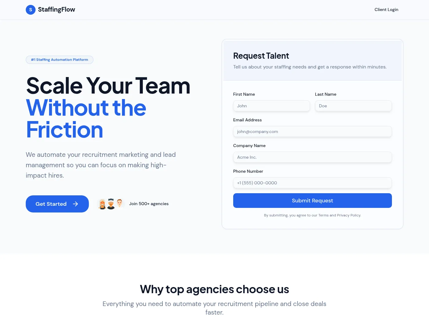 Welcome Web App