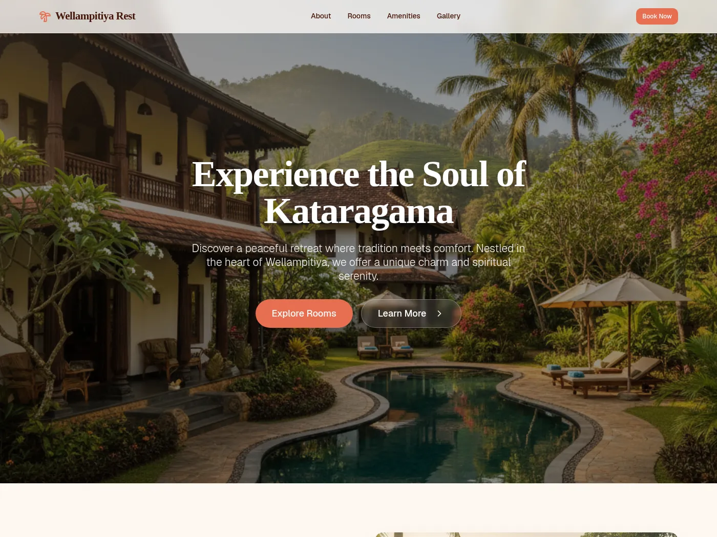Wellampitiya Rest Resort Site