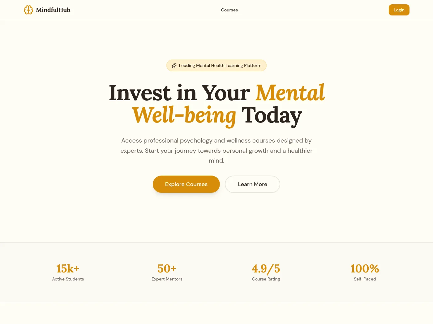 Mindful Courses Hub