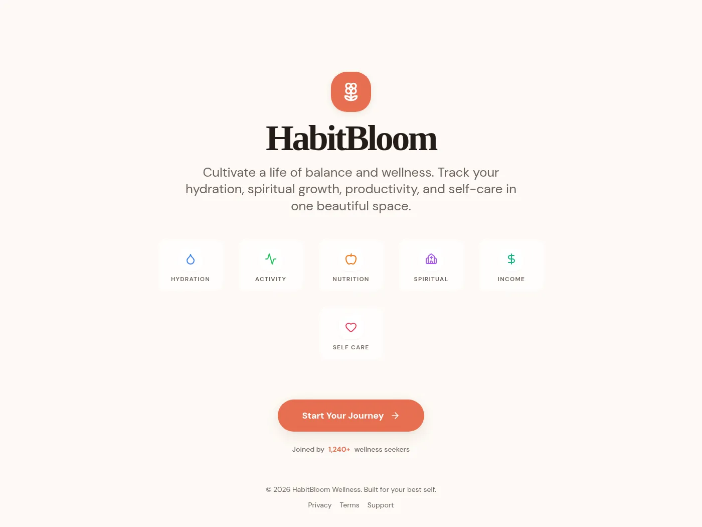 Wellness Habit Tracker