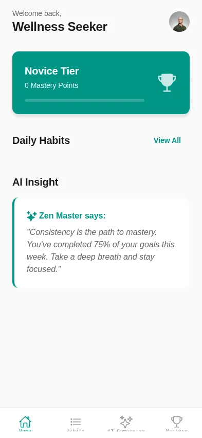 Wellness Mastery App