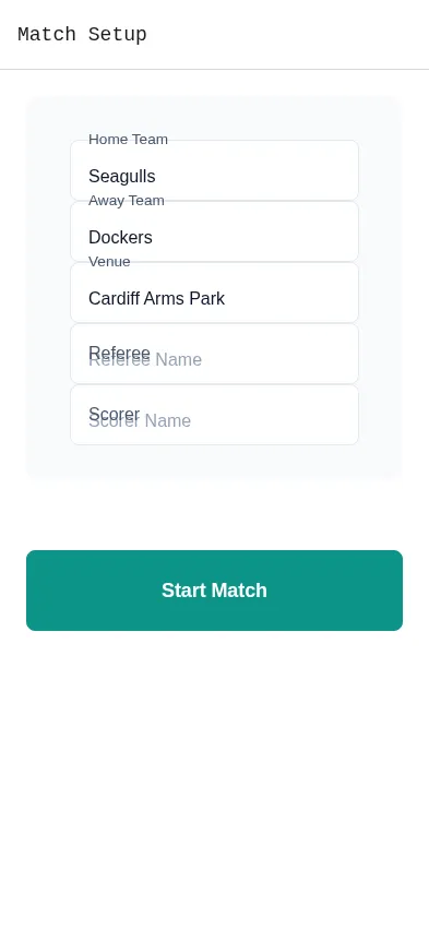 WelshBase Scorekeeper