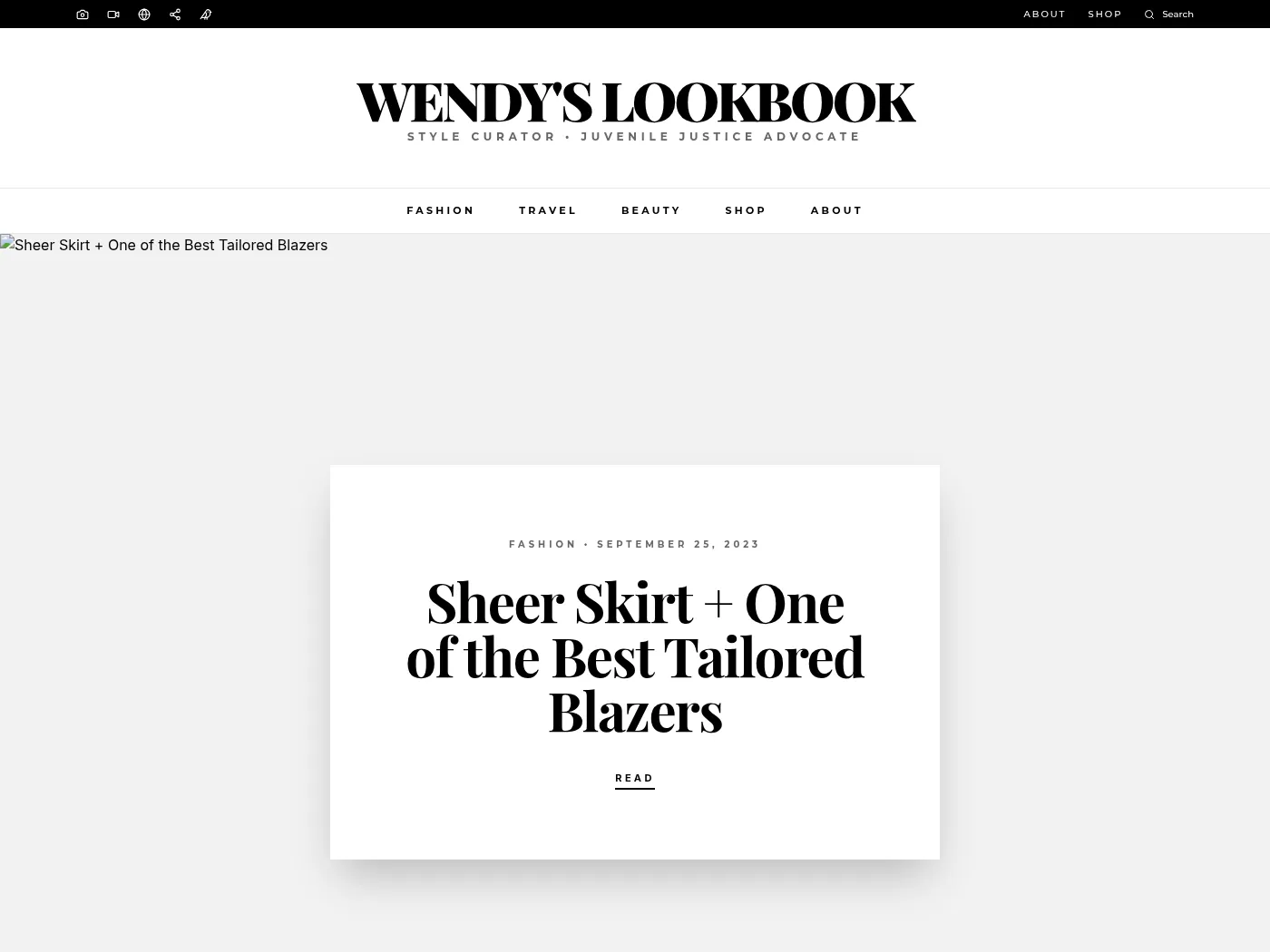 Wendy's LookBook Clone