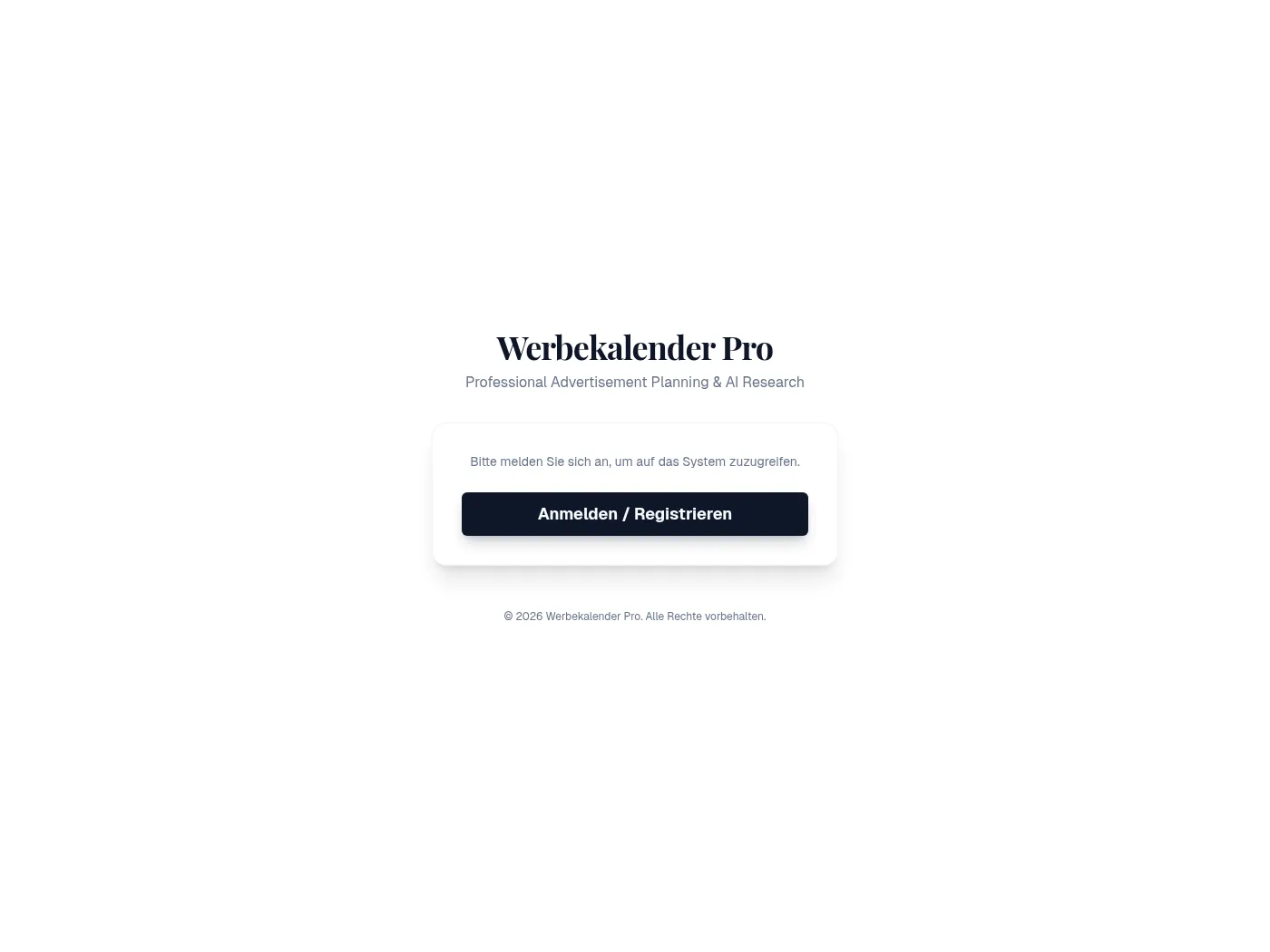 Werbekalender Pro
