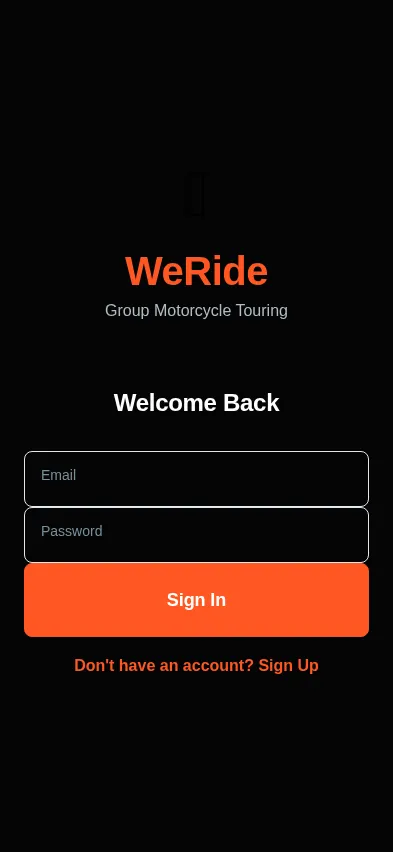 WeRide: Group Ride Navigator