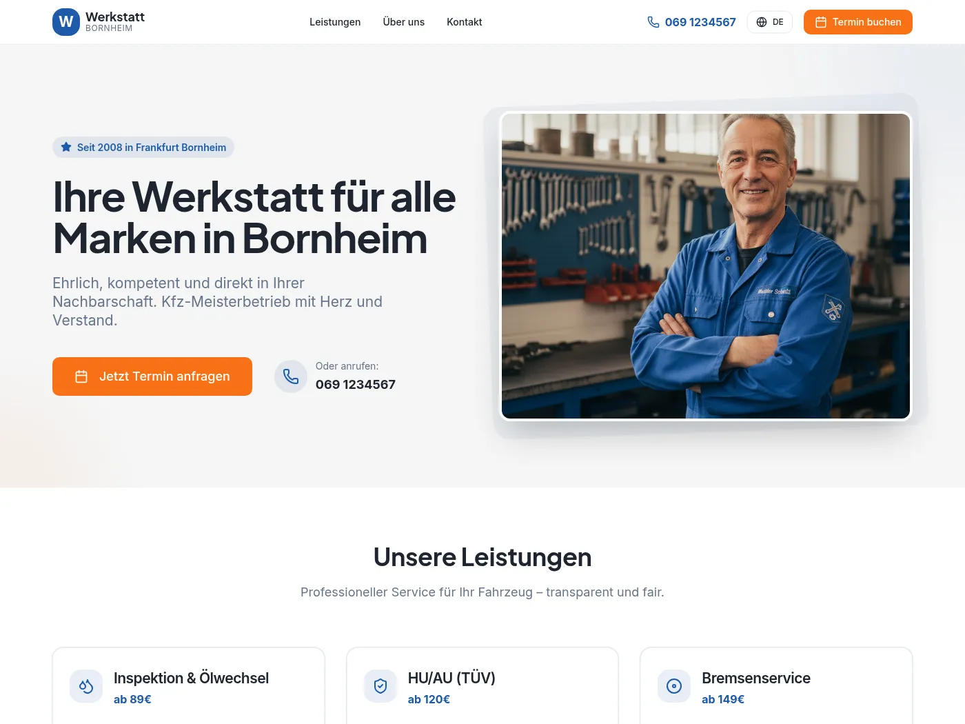 Bornheim Werkstatt Web