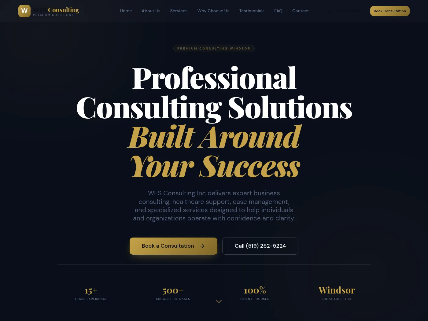 WES Consulting Premium Site